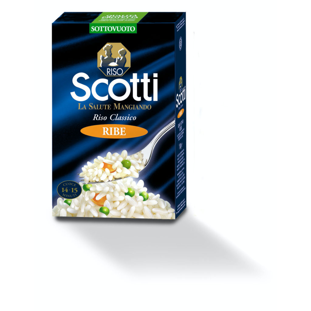 Riso Scotti Vacuum-Packed Ribe Rice 1 Kg - Arena Foods